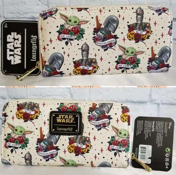Loungefly | Bags | Loungefly Mandalorian Grogu Star Wars Tattoo ...